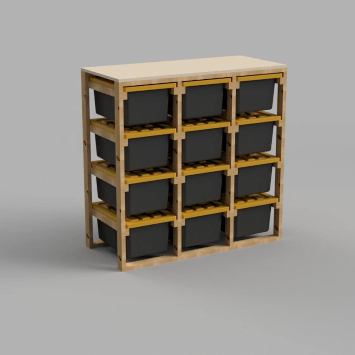 DIY 18 Unit Storage Plan, Digital Plans, PDF Plans, Do It Yourself ...