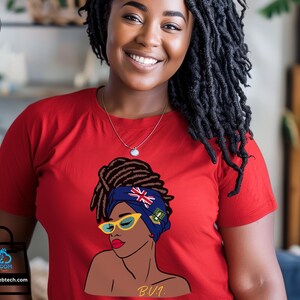 BVI Flag T-shirt: British Virgin Islands Souvenir Tee - Etsy