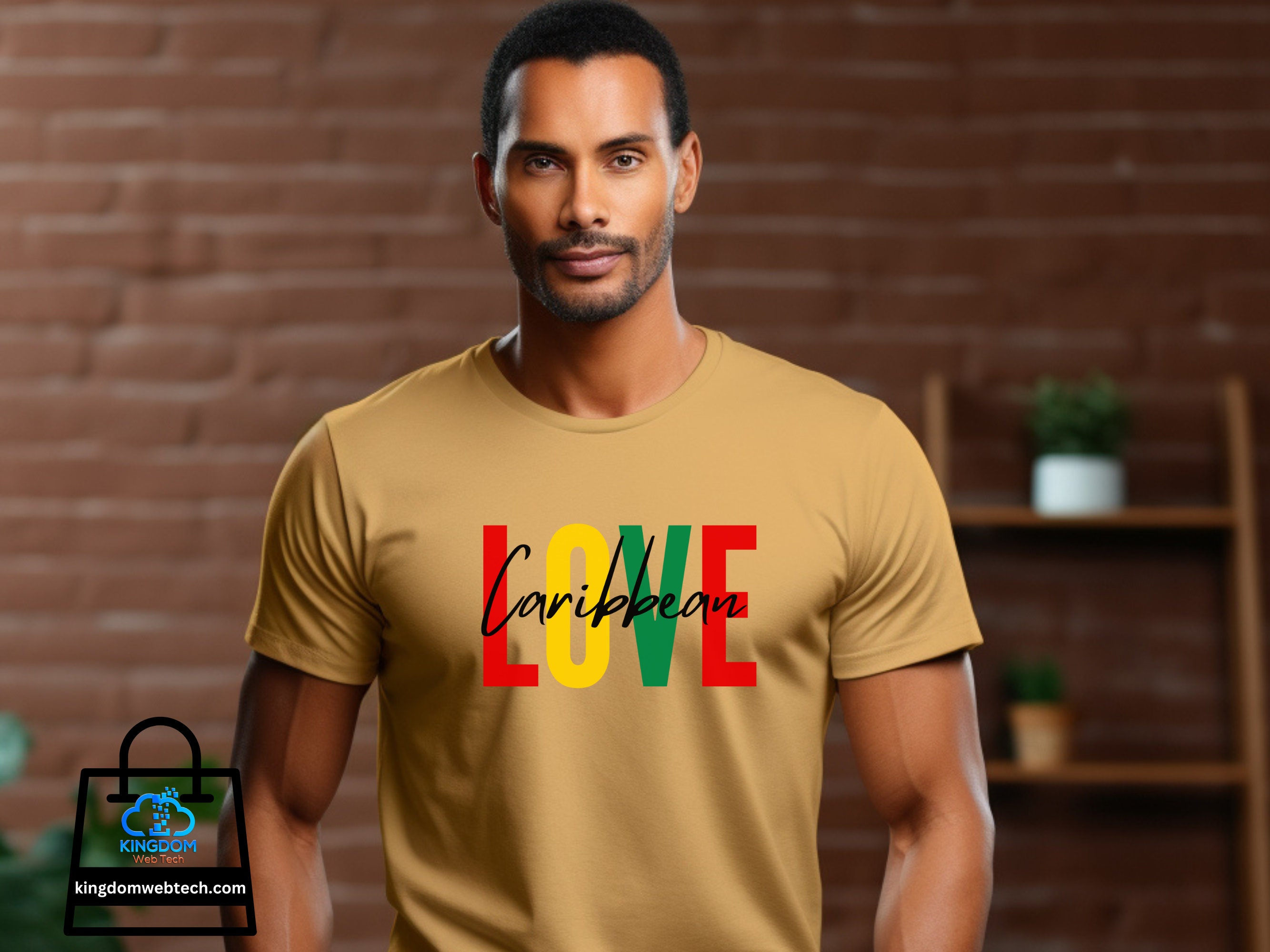 Love Caribbean Shirt Love Caribbean Vacation Shirt Yellow Green Red ...