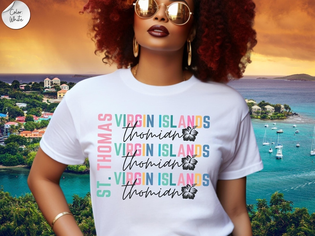 St Thomas Virgin Islands T-shirt for Women, Thomian T-shirt, St Thomas ...