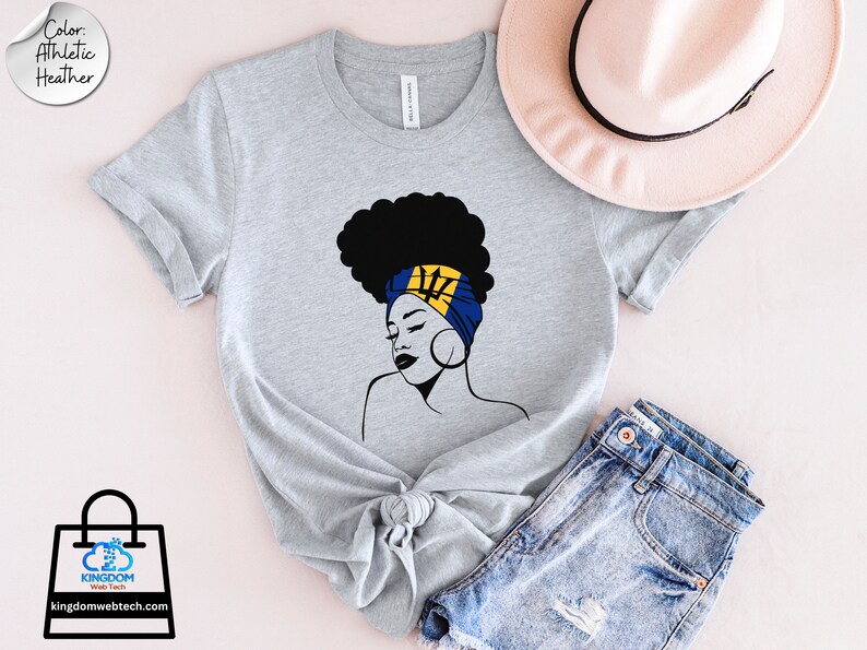 Barbados Flag Tee: Bajan Heritage Head Scarf T-shirt - Etsy