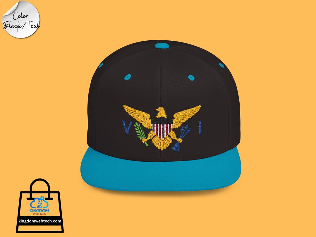 Virgin Islands Baseball Cap, VI Flag Hat, USVI Flag, Gift for Virgin ...