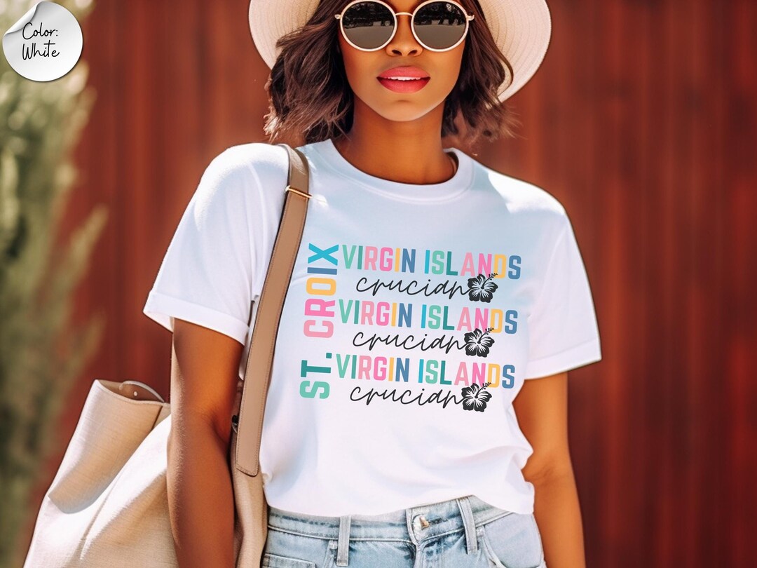 St Croix Virgin Islands T-shirt for Women, Crucian T-shirt, St Croix ...