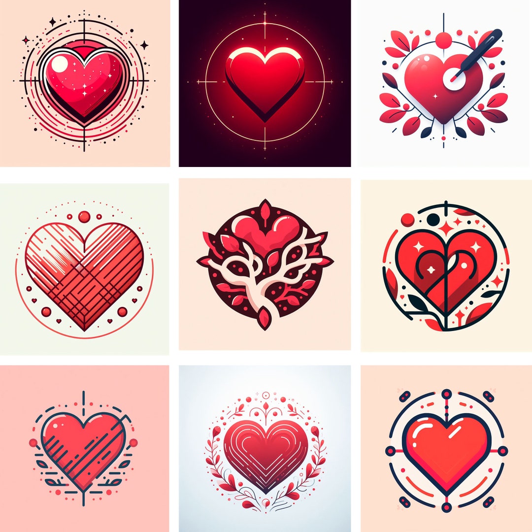 Class Valentines Hearts Cards - Printable - Instant Download - School ...