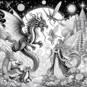 20 High-quality Coloring Pages for Chill Out, Fantasy Mandala Coloring ...