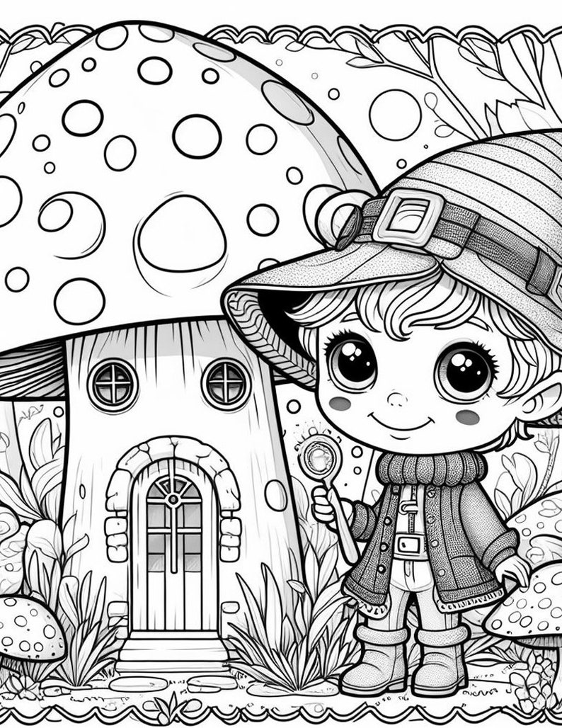 Fairyland Delight: 25-page Fairy Coloring Book With Adorable Intricate ...