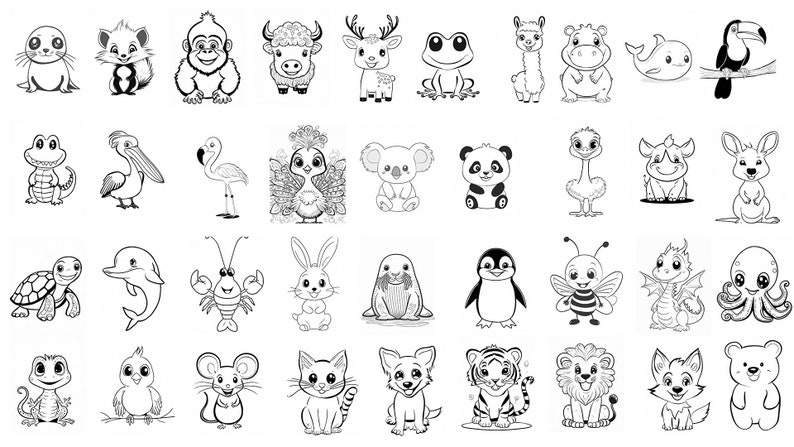 50 Simple Coloring Pages for Kids, Toddlers, Preschoolers Toddlers ...