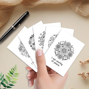 Teacher Affirmation Cards: Self-care & Wellness - Printable Positive ...