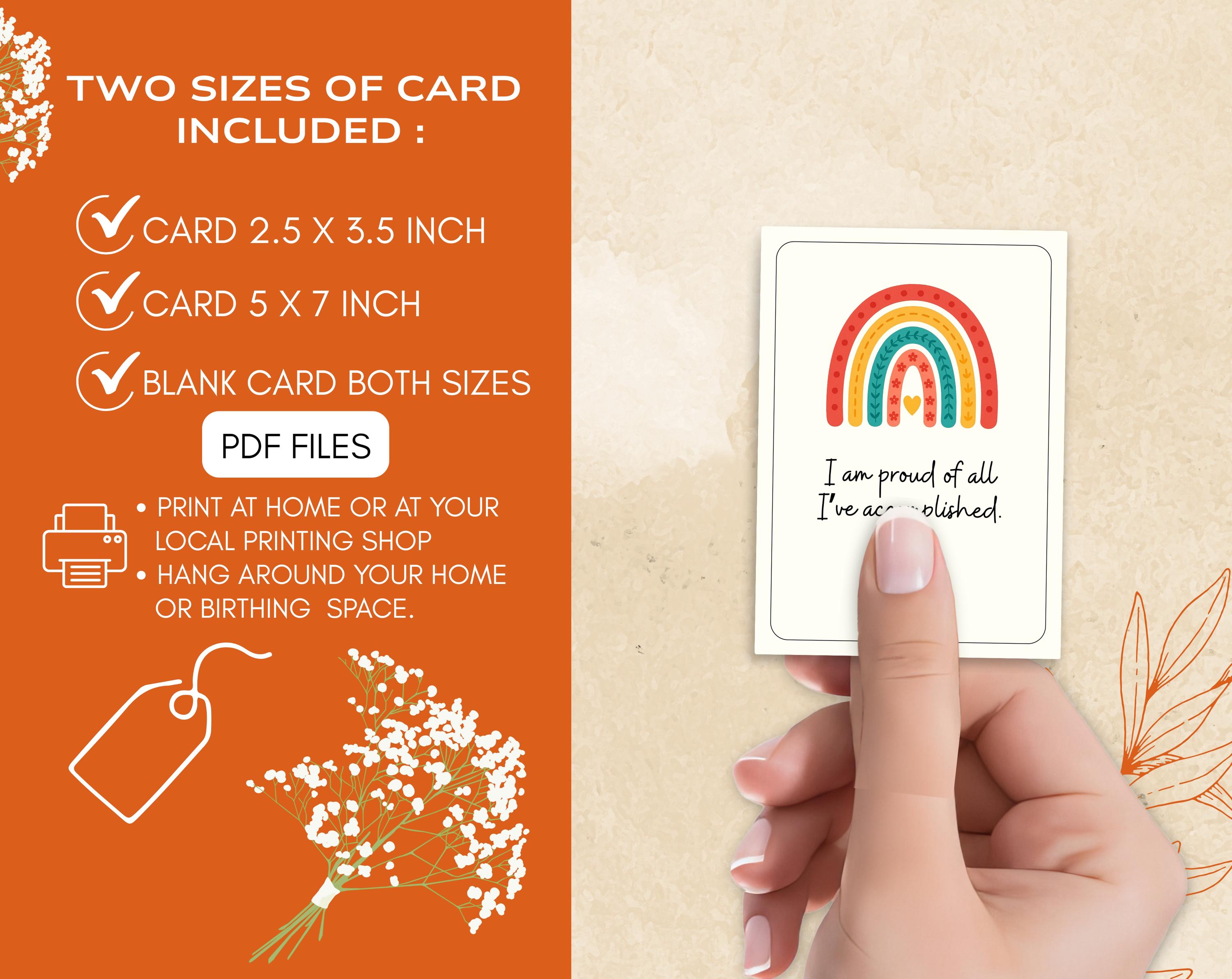 Rainbow Affirmation Cards for Kids: Printable Encouragement Quotes ...