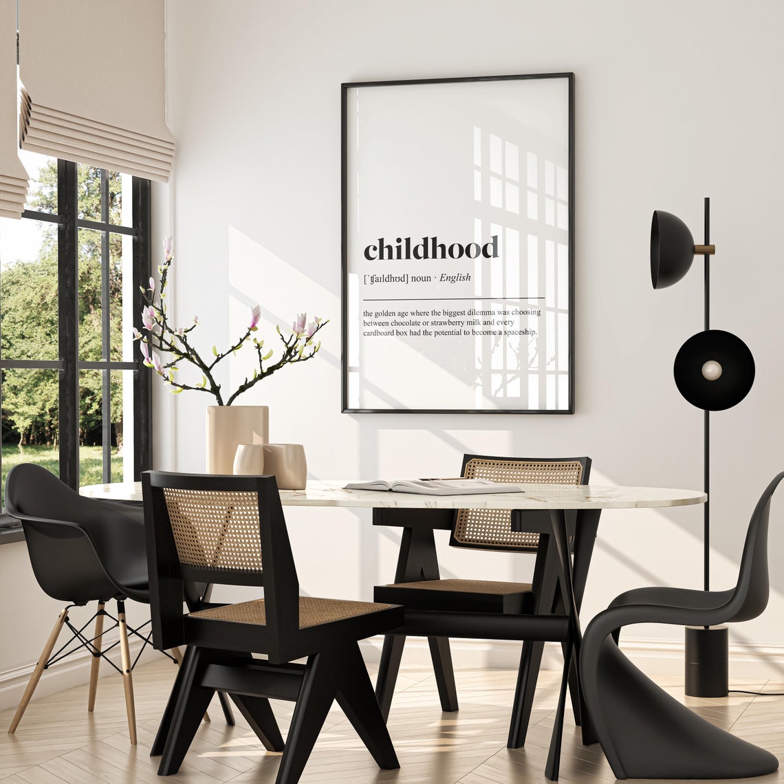 Childhood Definition Print Childhood Art Definition Printable Digital ...