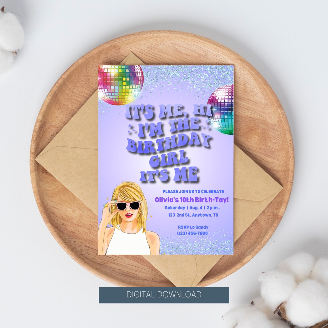 In My Teenage Era Invitation Customizable Birthday Era Party Invite ...