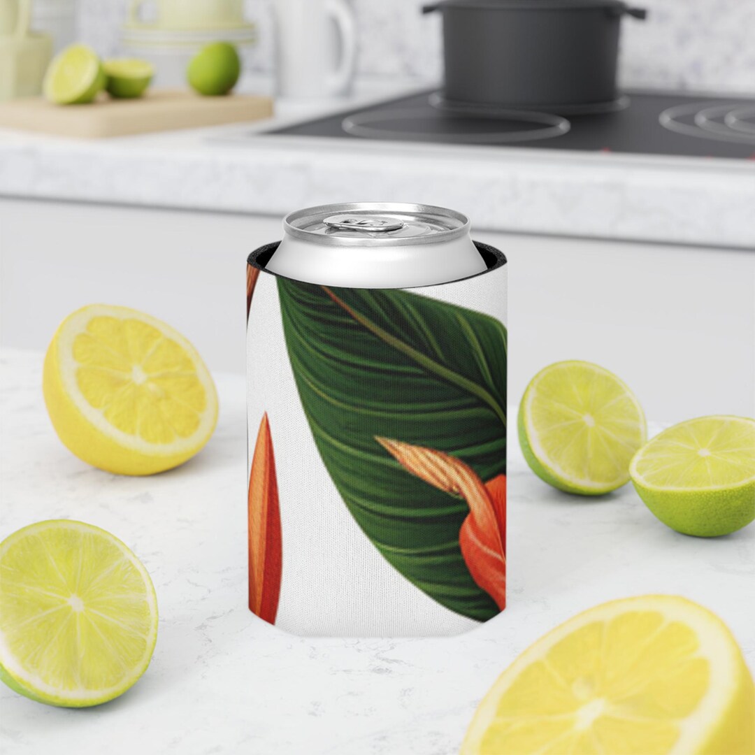 Bloom and Sip in Style Can Cooler | Floral Insulated Drink Holder ...