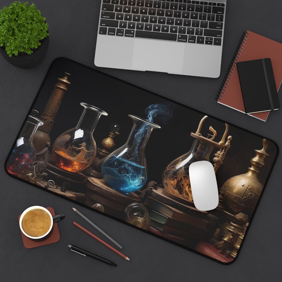 Mystic Alchemy Desk Mat | Enchanting Design With Otherworldly Imagery ...
