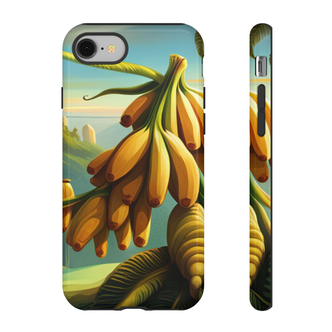 Isometric Banana Art Dual-layer Phone Case: Durable & Stylish ...