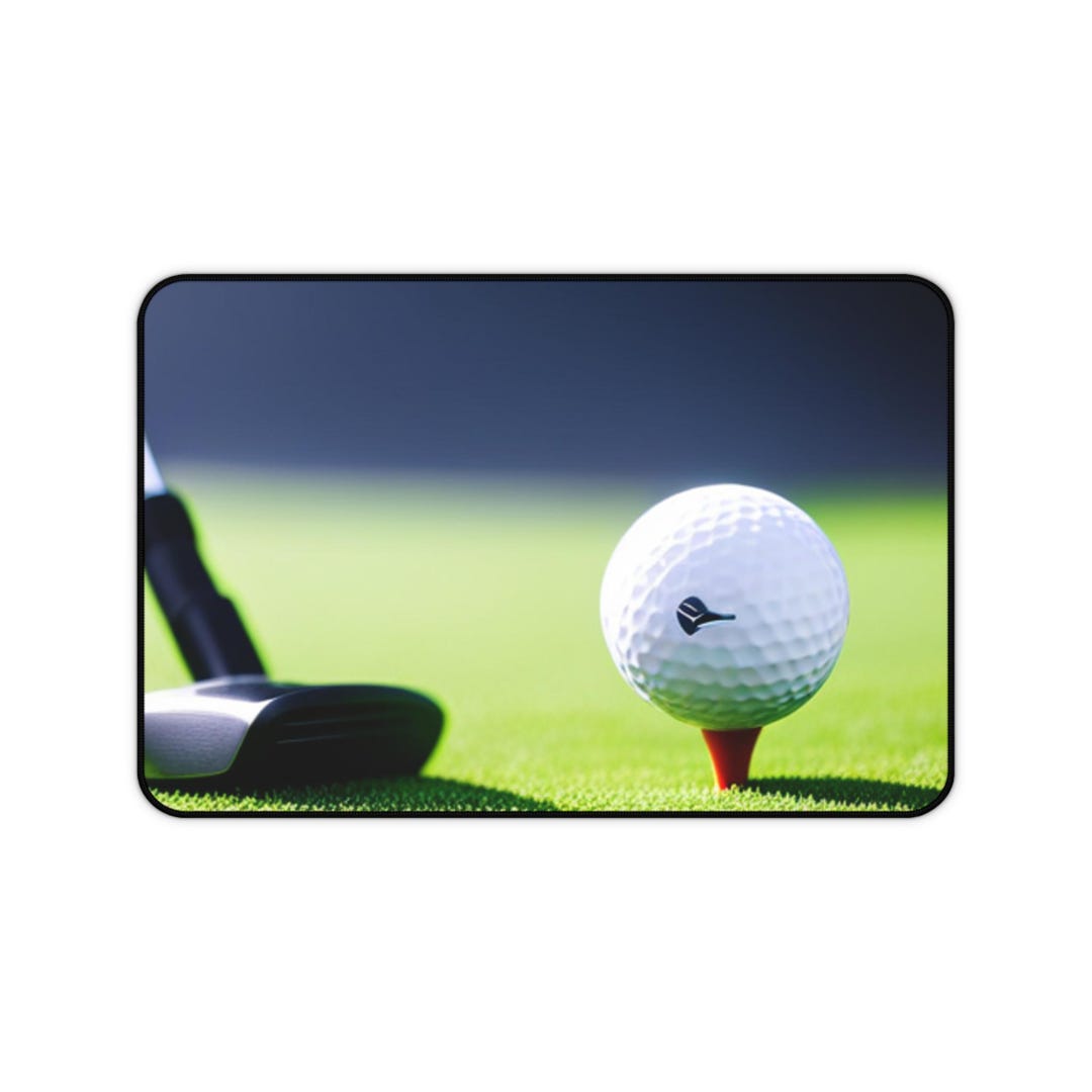 Golf Desk Mat, Office Desk Accessories, Mouse Pad, Golf Lover Gift ...