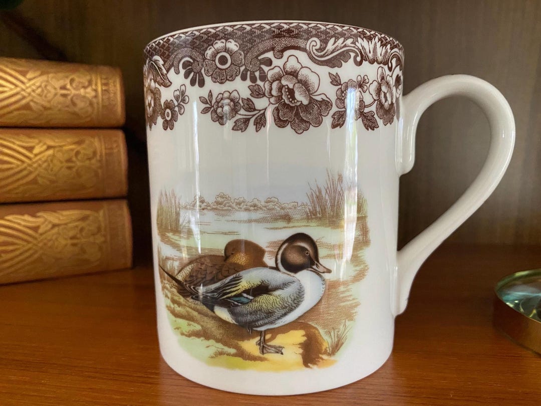 BROWN DUCK MUG Large, Woodland Spode Brand, Never Used - Etsy