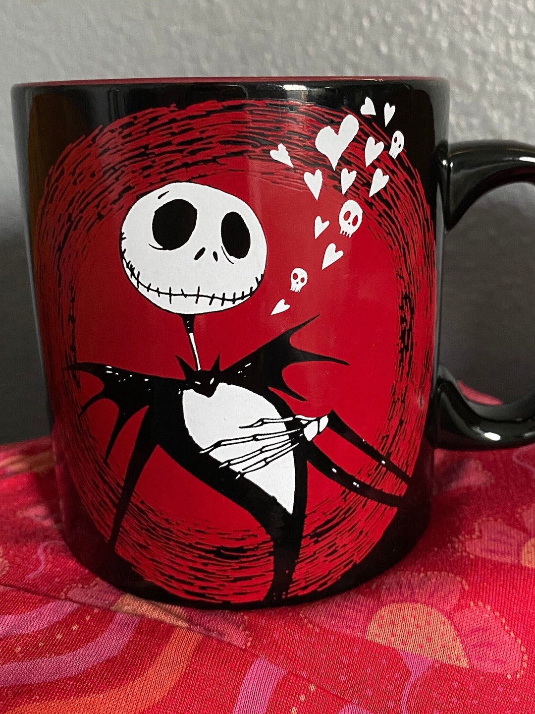 Jack Skellington/nightmare Before Christmas Valentines Mug - Etsy