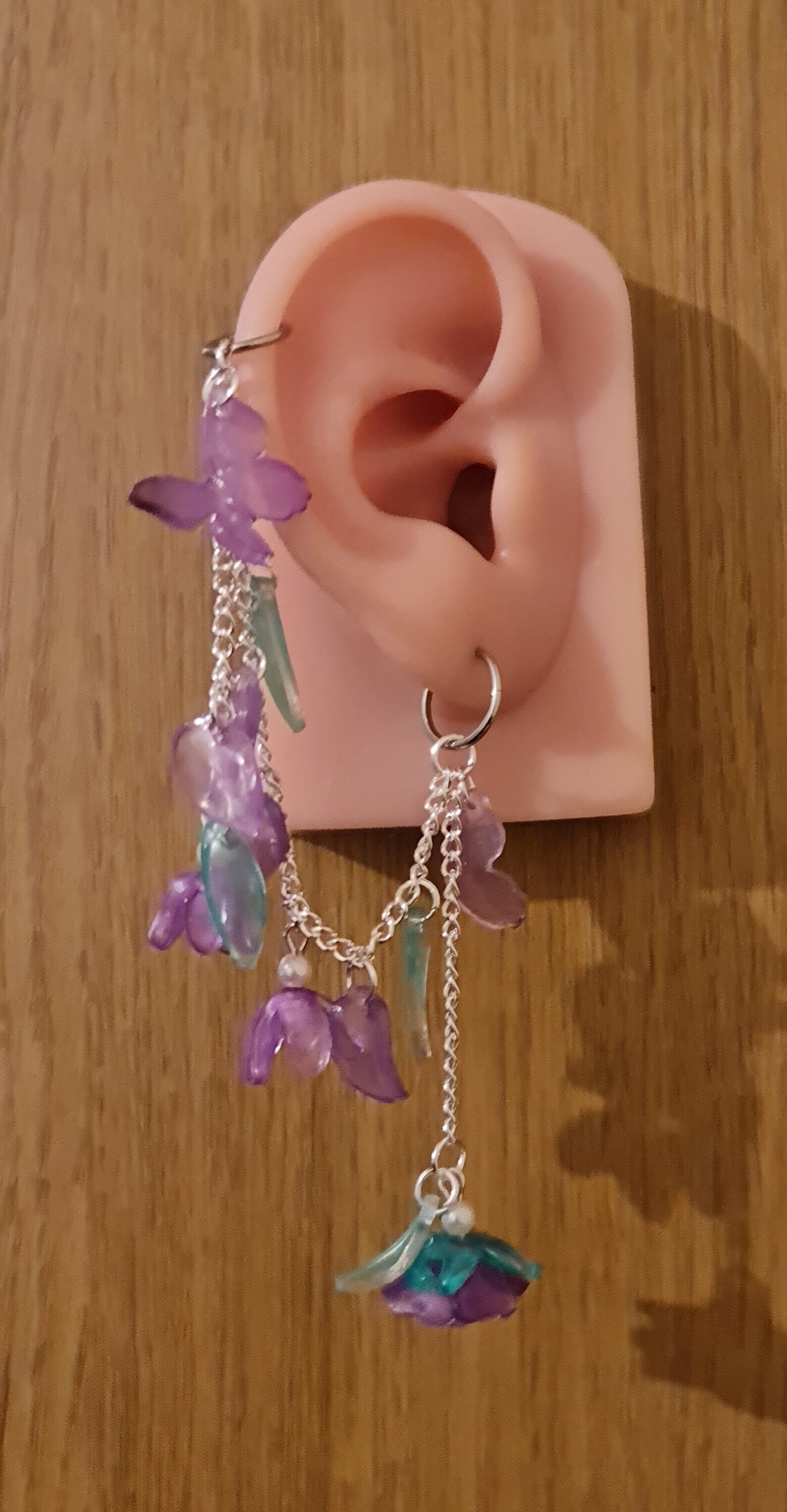 Butterfly Helix and Earring Chain - Etsy