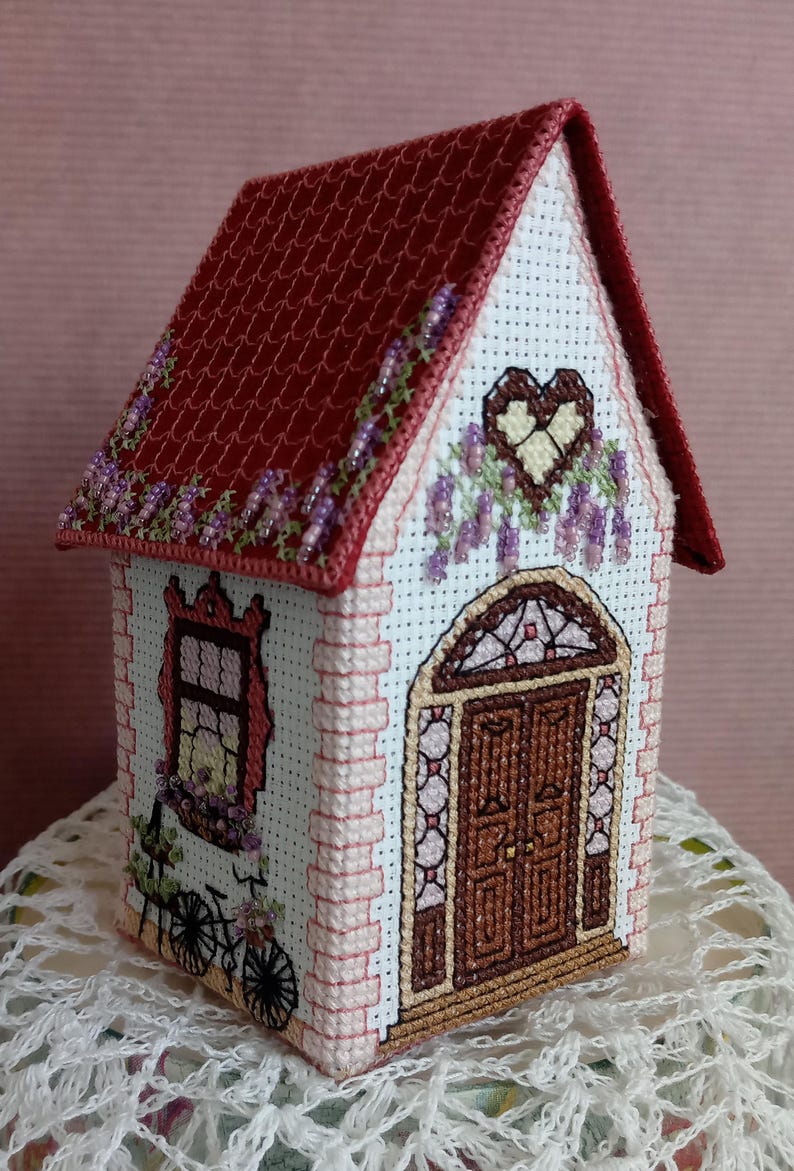 Four Seasons Bundle 4 Houses Set Winter Spring Summer Autumn Cross ...