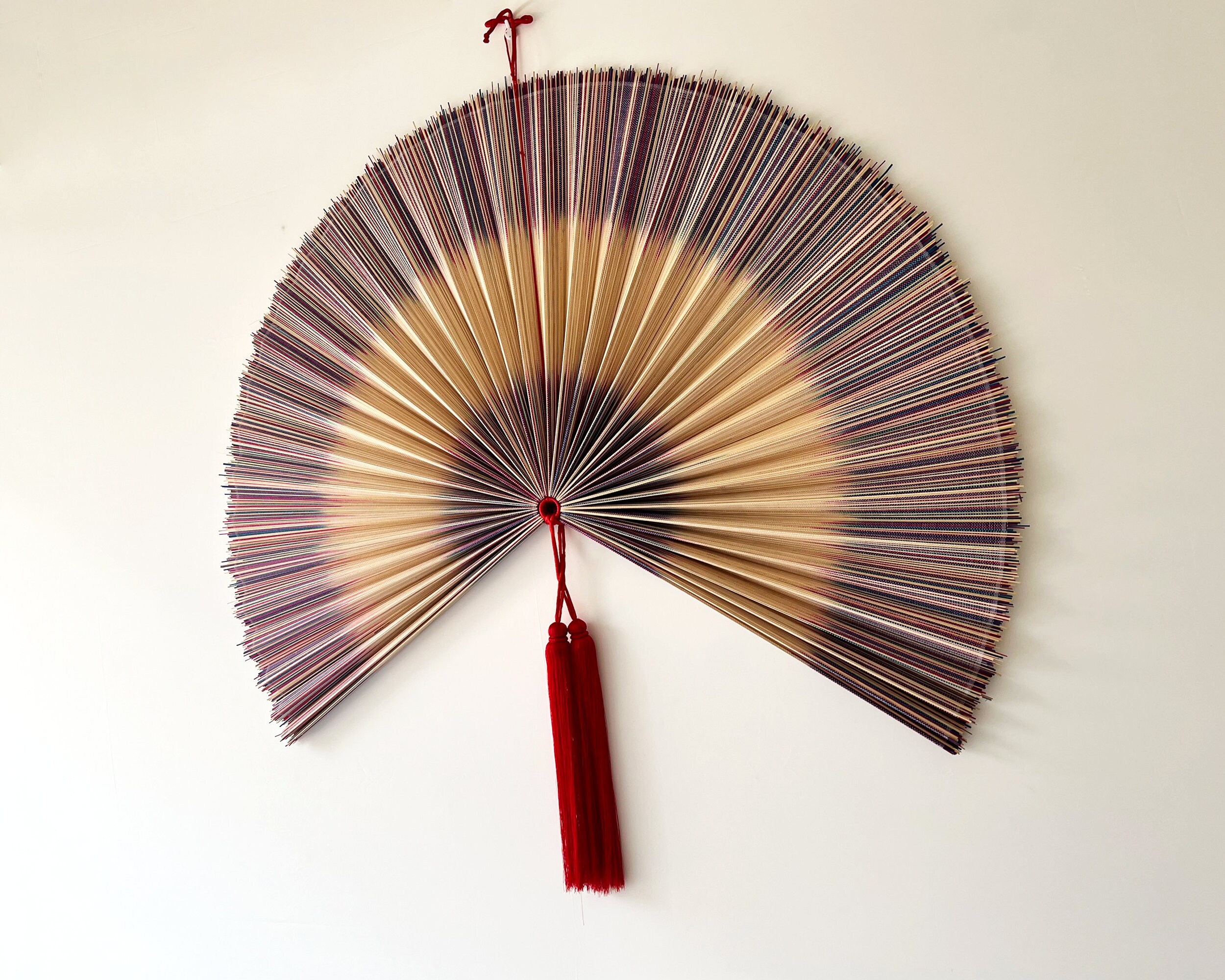 Bamboo Fan, Bamboo Wall Fan, Wall Fan Decor, Wall Fan, Fan Wall, Fan ...