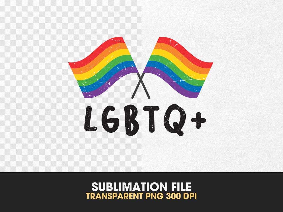 LGBTQ+, Pride, Transparent PNG, High Quality Design, Digital Download ...