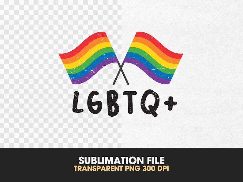 LGBTQ+, Pride, Transparent PNG, High Quality Design, Digital Download ...