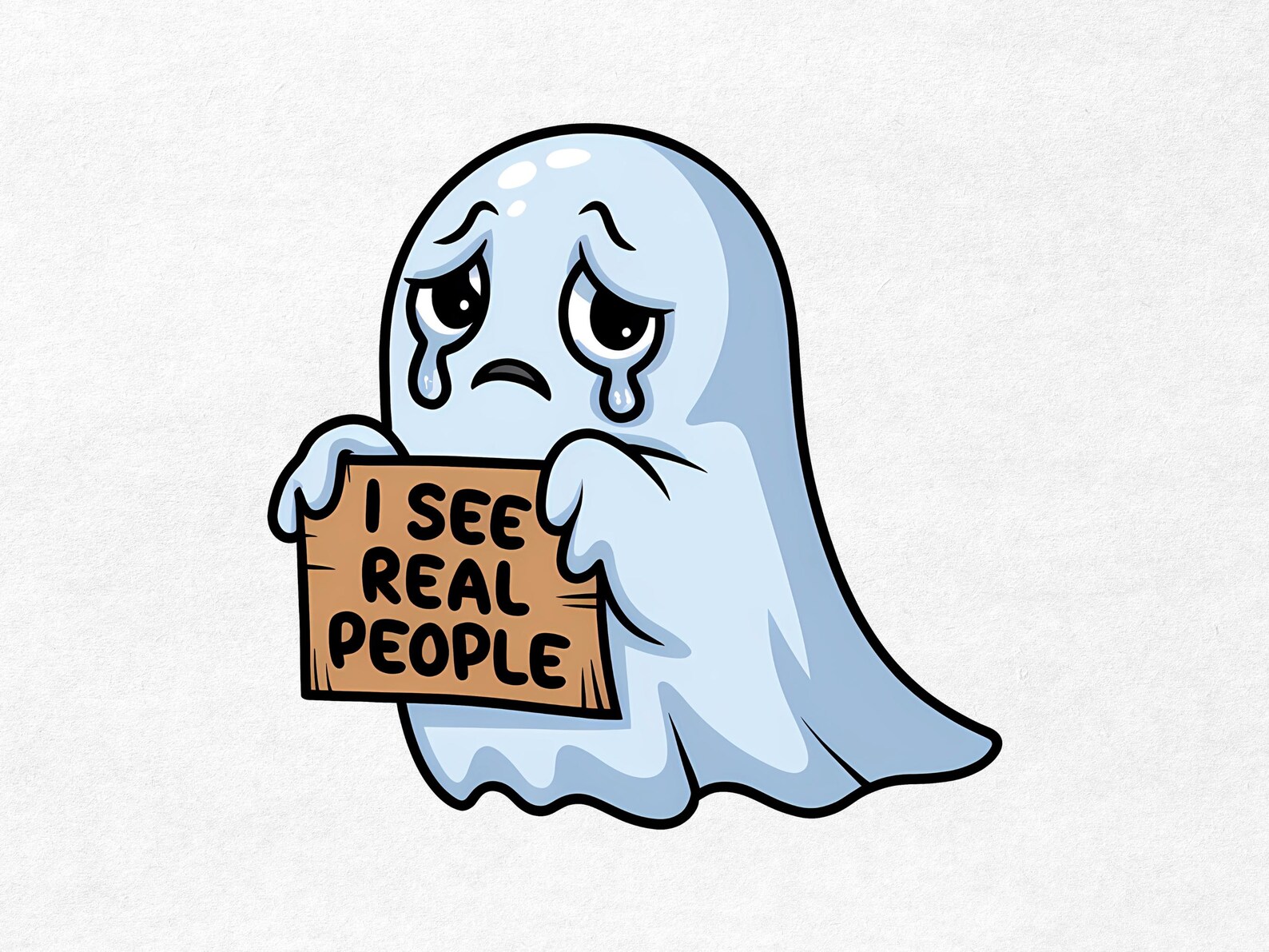 I See Real People, Halloween Jokes, PNG Sublimation, Transparent PNG ...