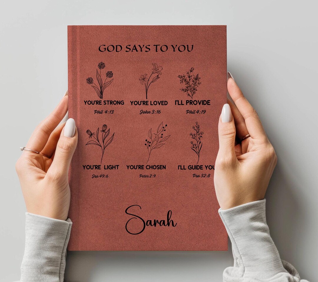Personalized Prayer Journal for Women Custom Positive Affirmations Gift ...