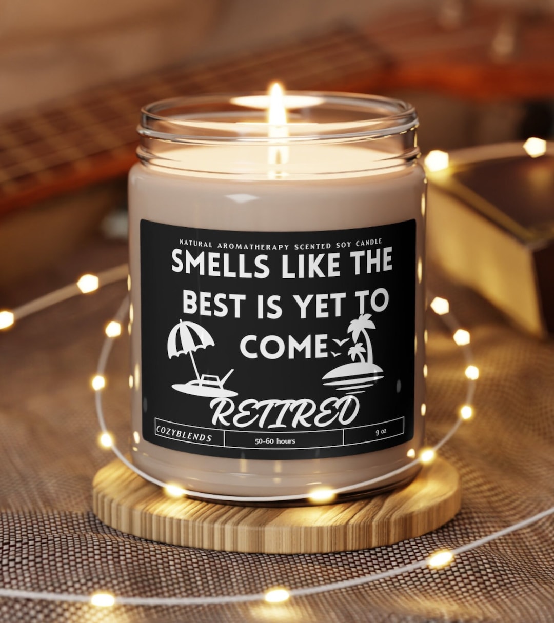 Retirement Candle, Candle Gifts, Soy Candle, Candle Gift, Unique Funny ...