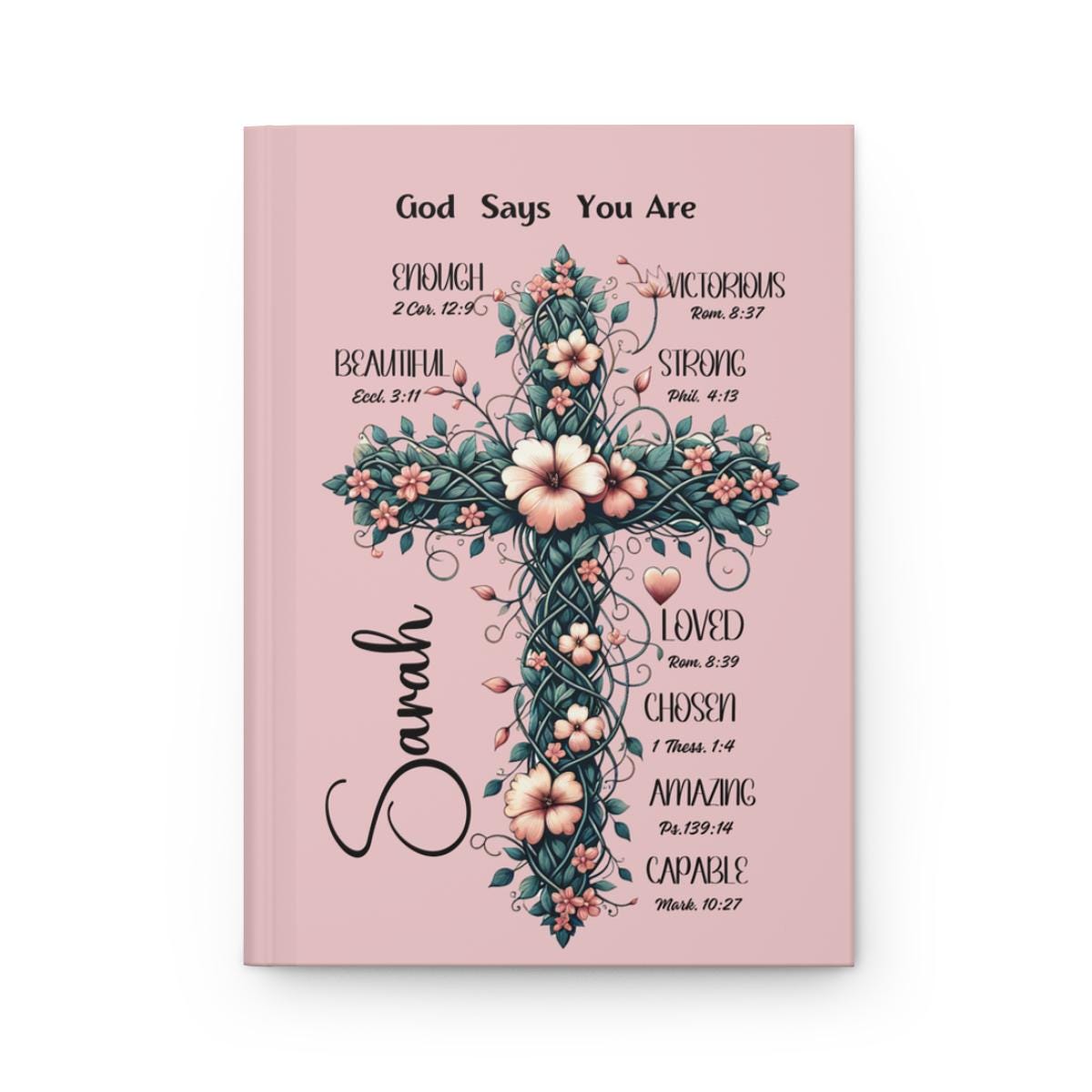 Custom Prayer Journal for Girls, Christian Gifts for Daughter, Bible ...