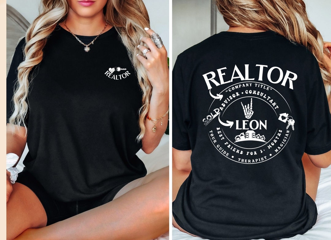 Realtor Shirt for Realtor Custom Realtor Shirts for Realtor Gift Real ...