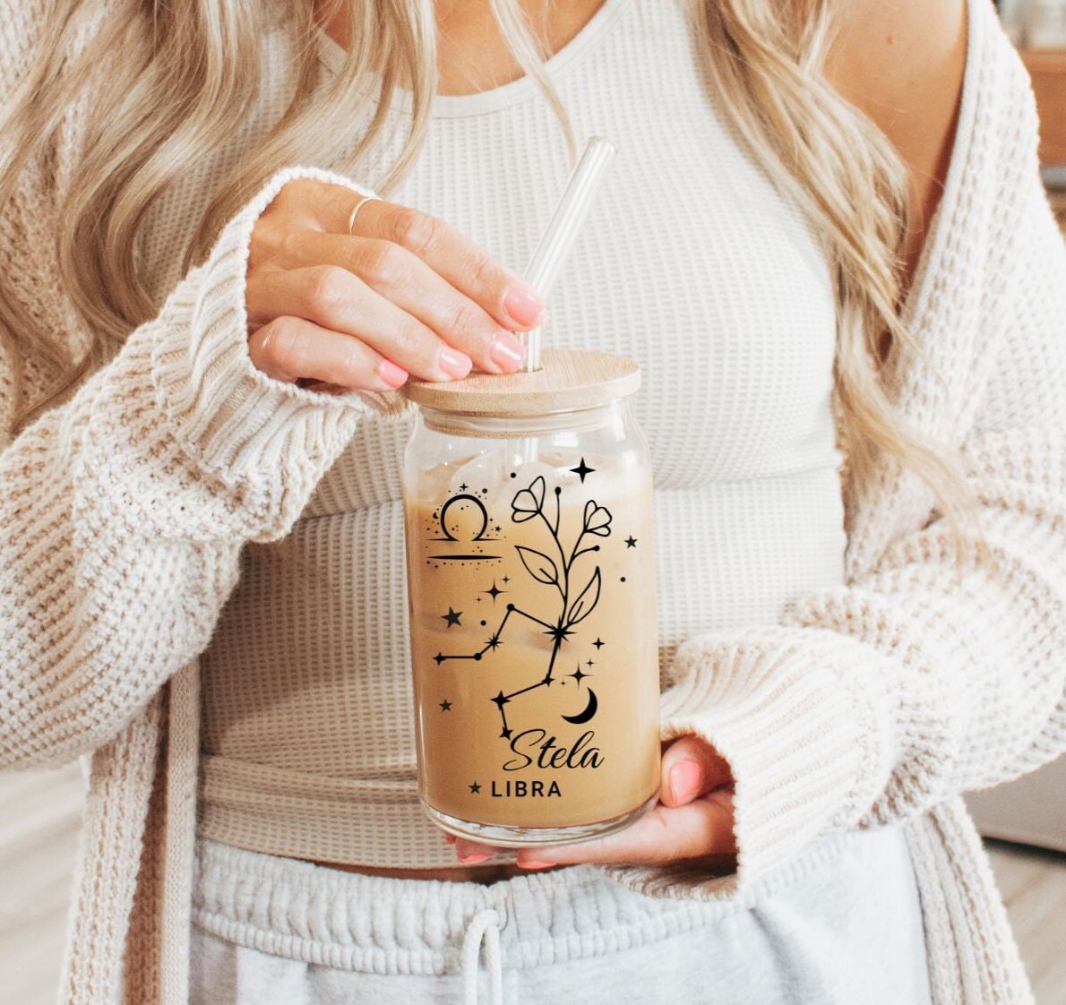 Custom Birth Month Flower Personalized Coffee Cup With Name Flower ...