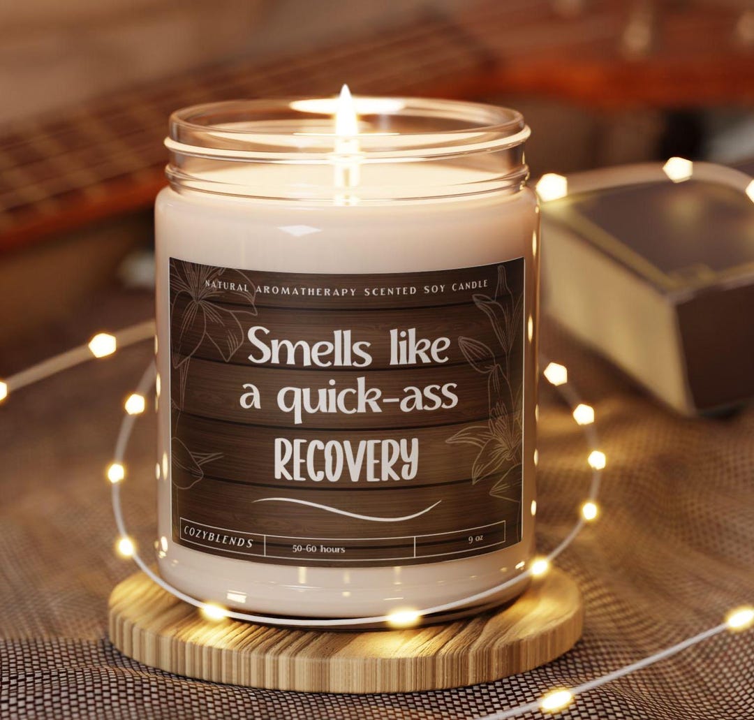Recovery Gift Funny Candle, Get Well Soon Basket for Woman ...
