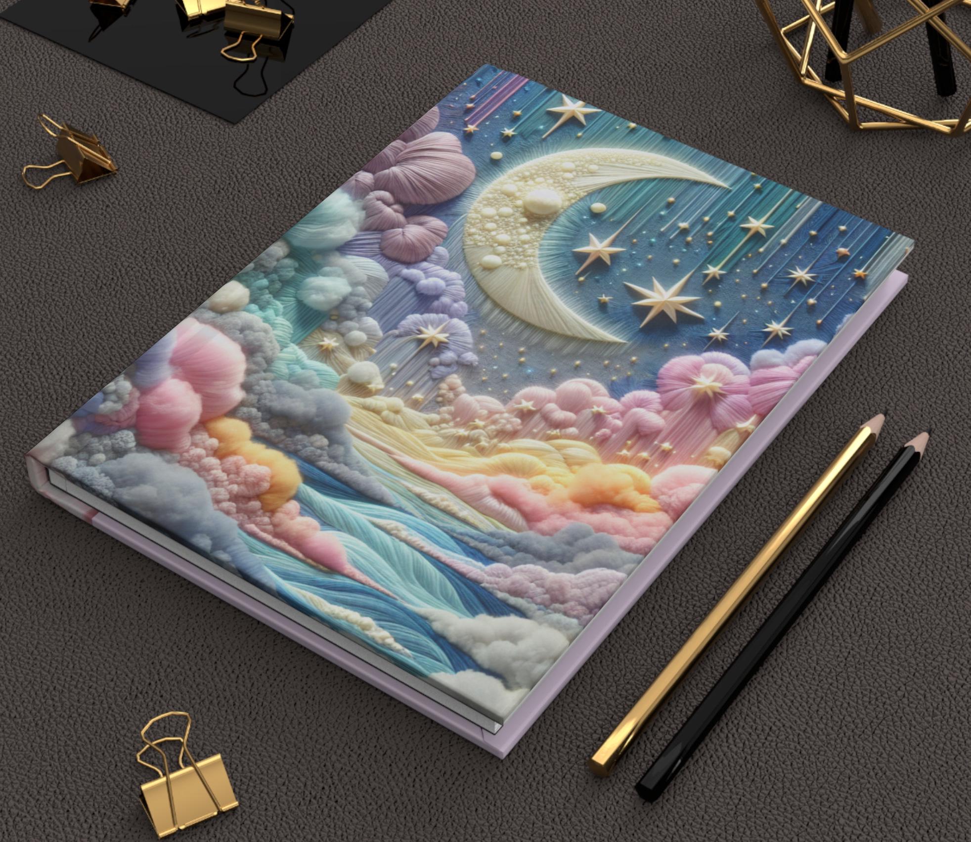 Personalized Moon and Stars Journal, Customized Notebook for Women ...