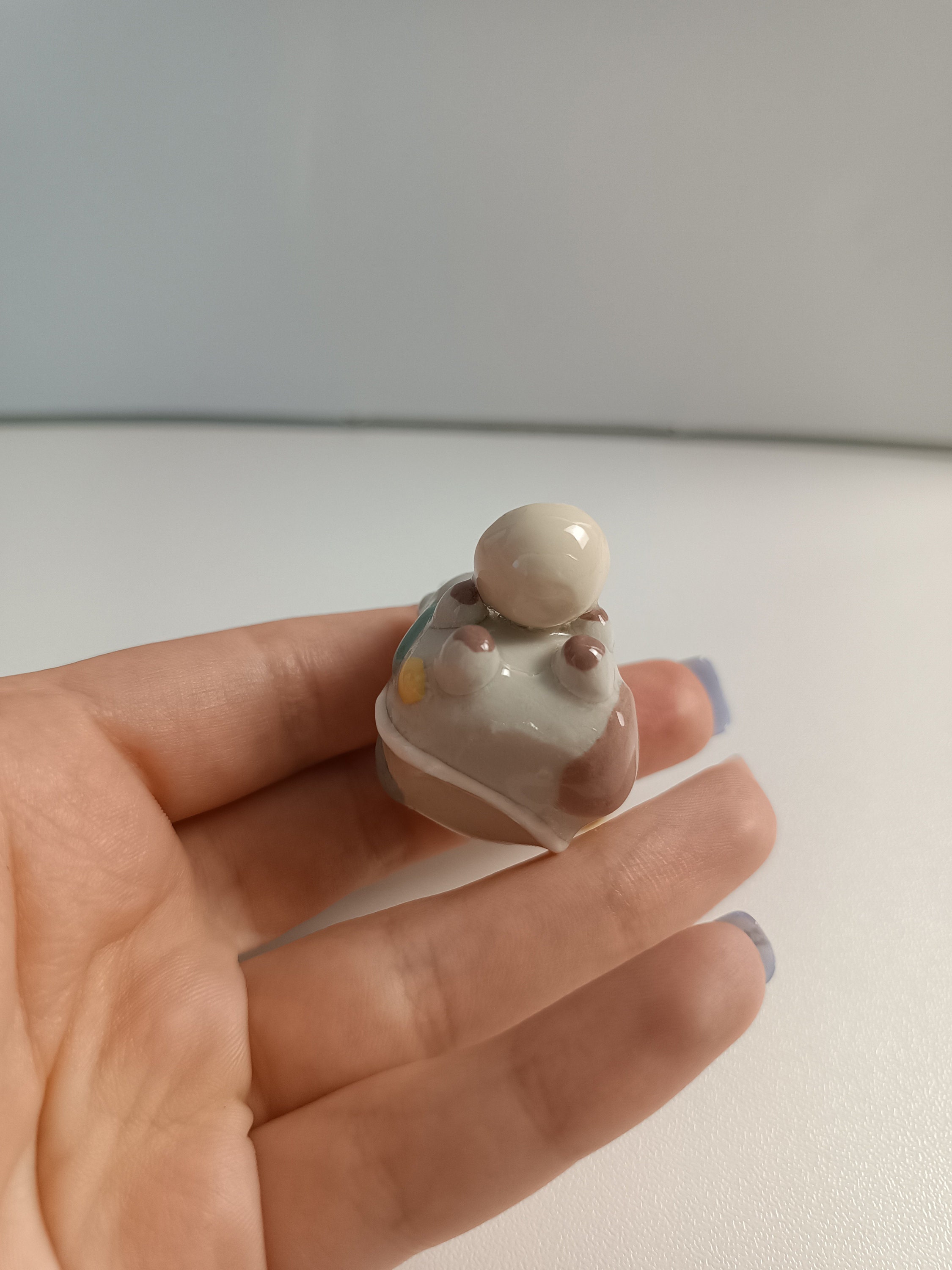 Colorful Cow, Polymer Clay Keychain ,bag Accessory. - Etsy