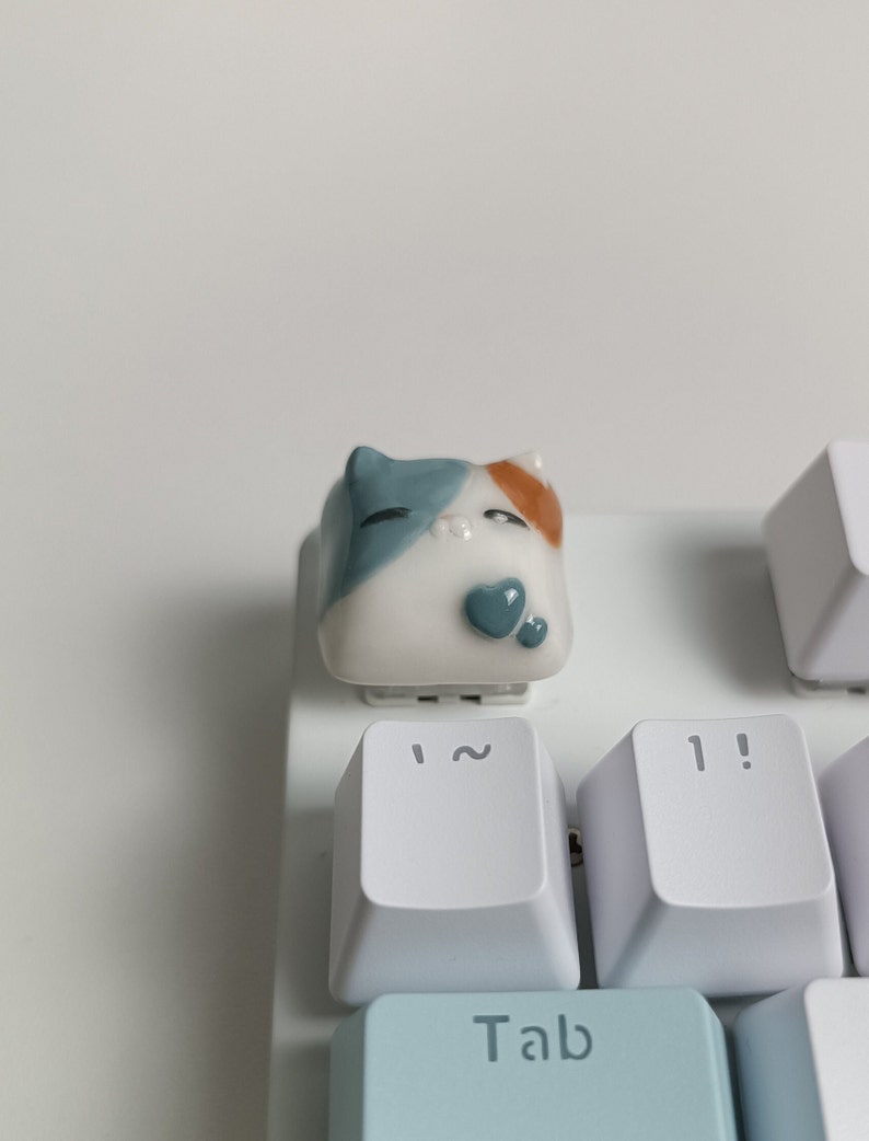Calico Cat Keycap - Etsy