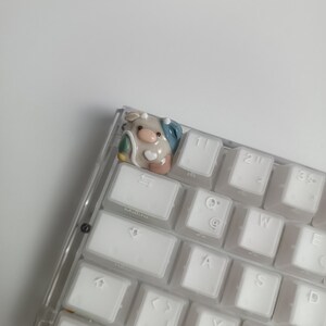 Colorful Cow Artisan Keycap - Etsy