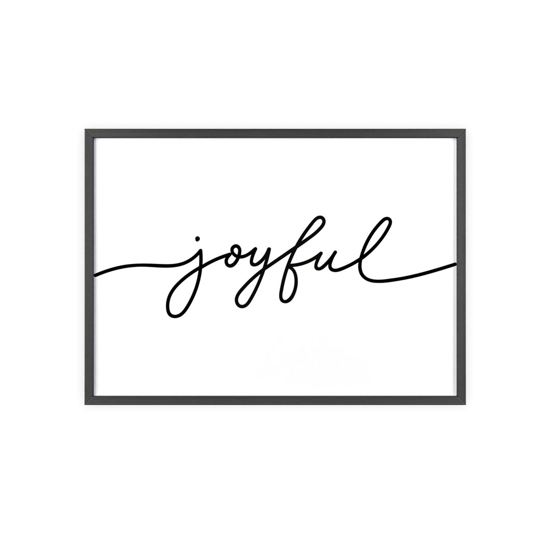 Positive Vibes Posters With Wooden Frame - Etsy