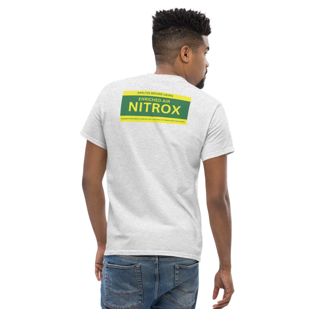 Scuba Diver T-shirt BACK NITROX Analyze - Etsy