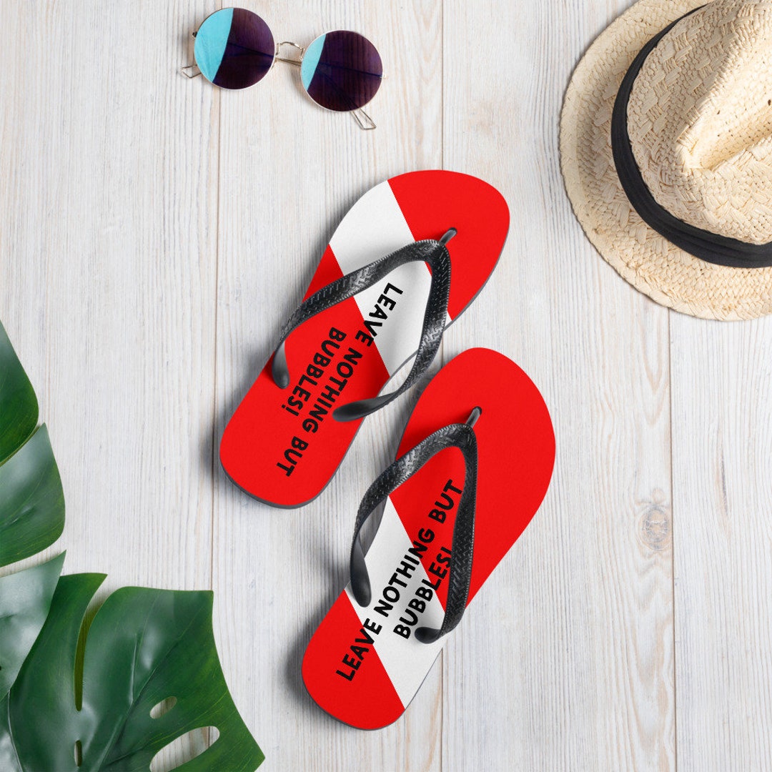 Flip-flops Leave Nothing but BUBBLES - Etsy