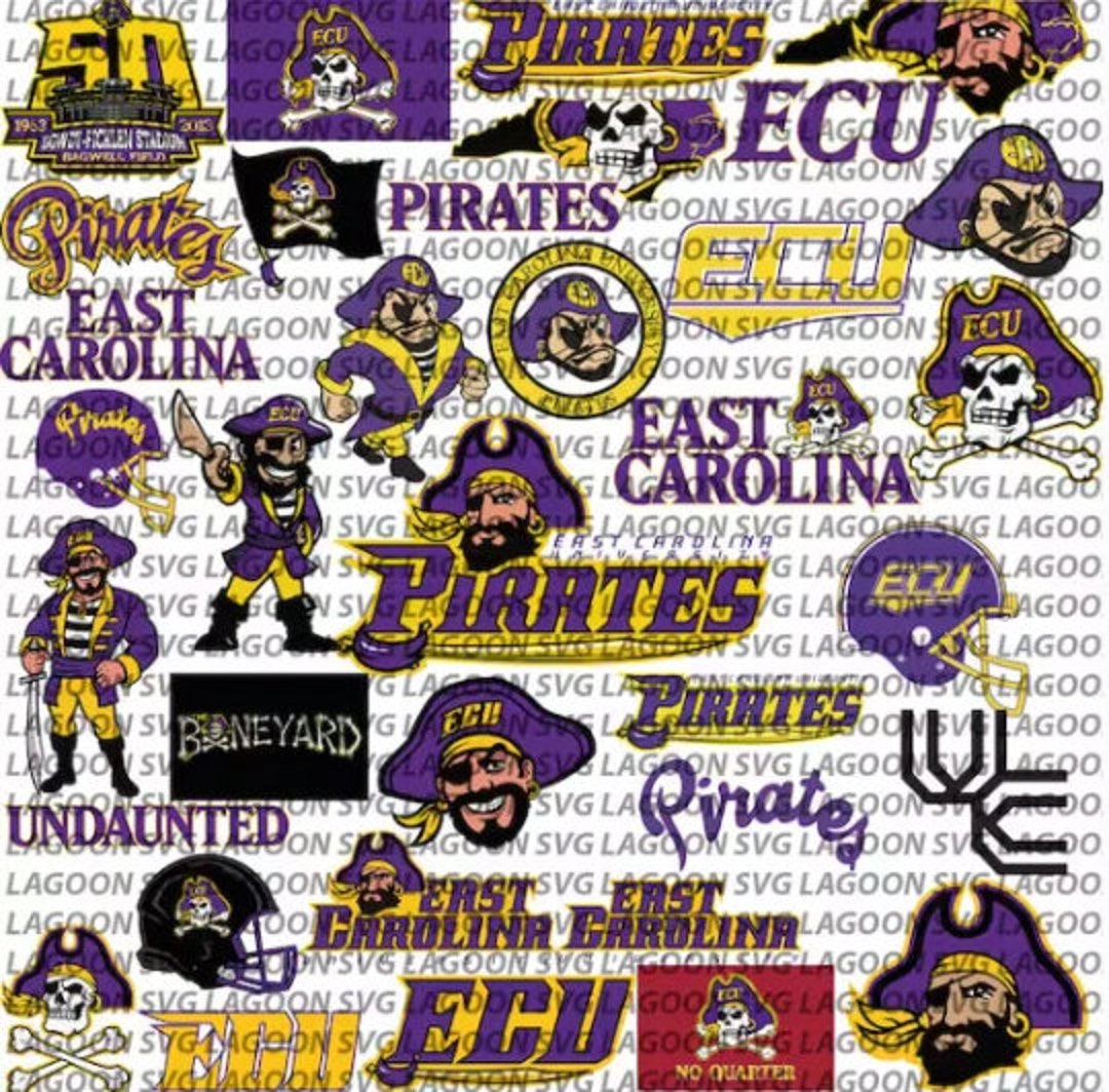 East Carolina University SVG, Pirates SVG, College, Athletics, Football ...