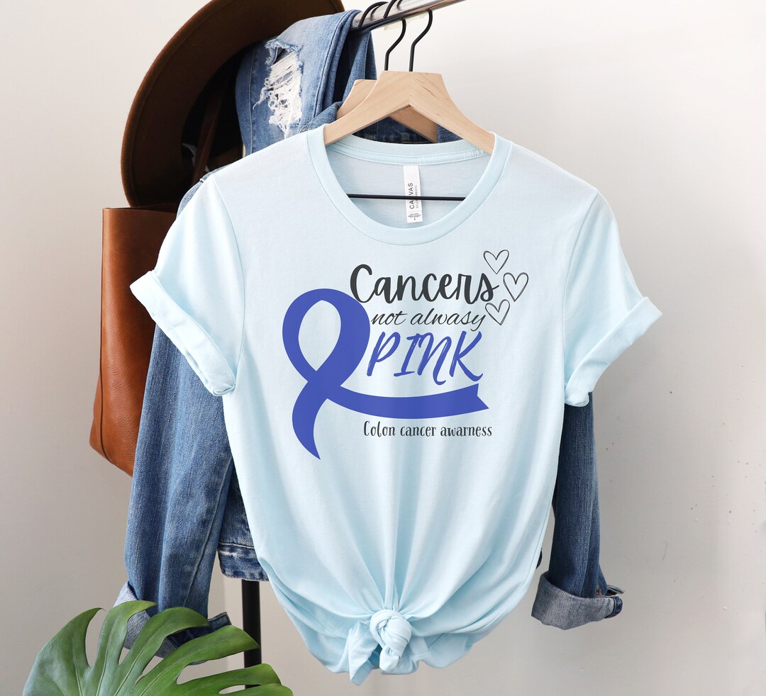 Cancer Fighter Tee, Colon Cancer Awareness, Cancer Warrior T-shirt ...
