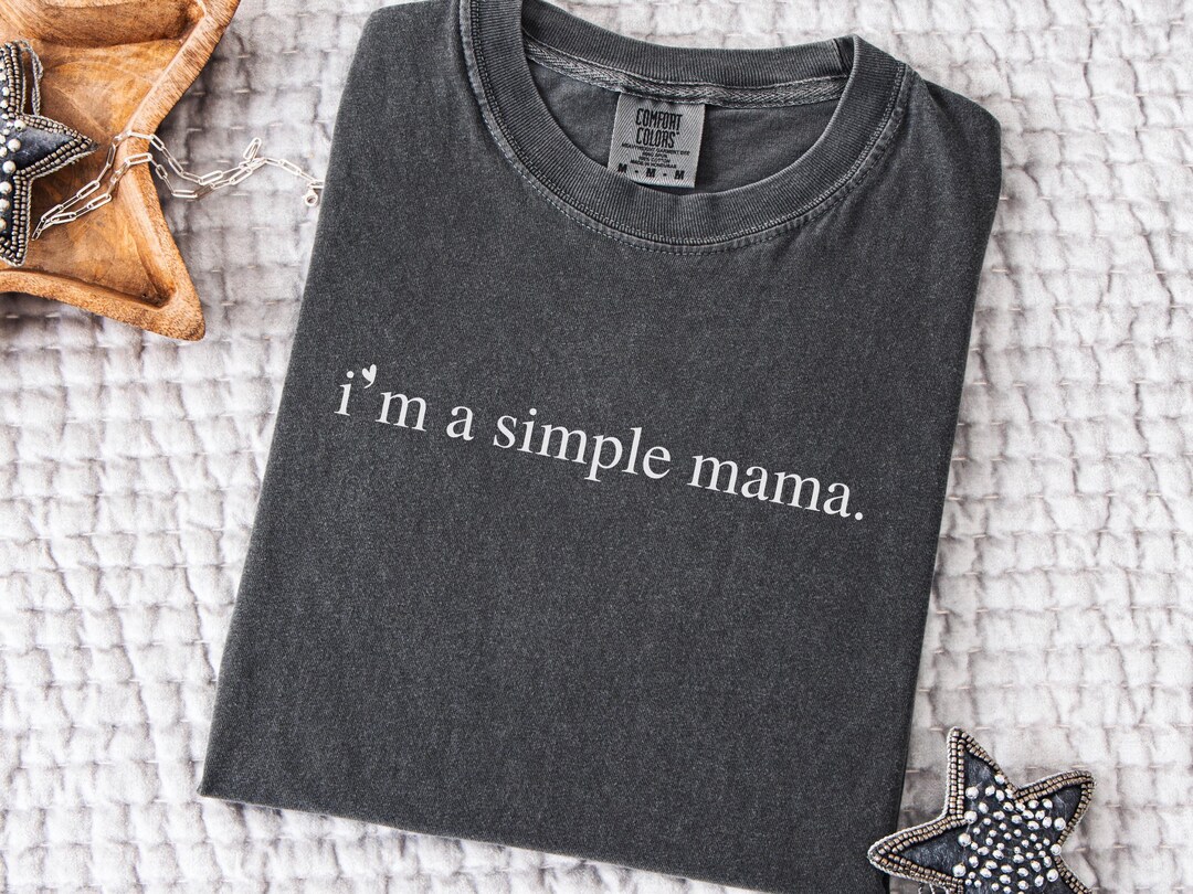 Comfort Colors® Minimalist Mama Shirt, Gift for Mom, Funny Mom Shirt - Etsy