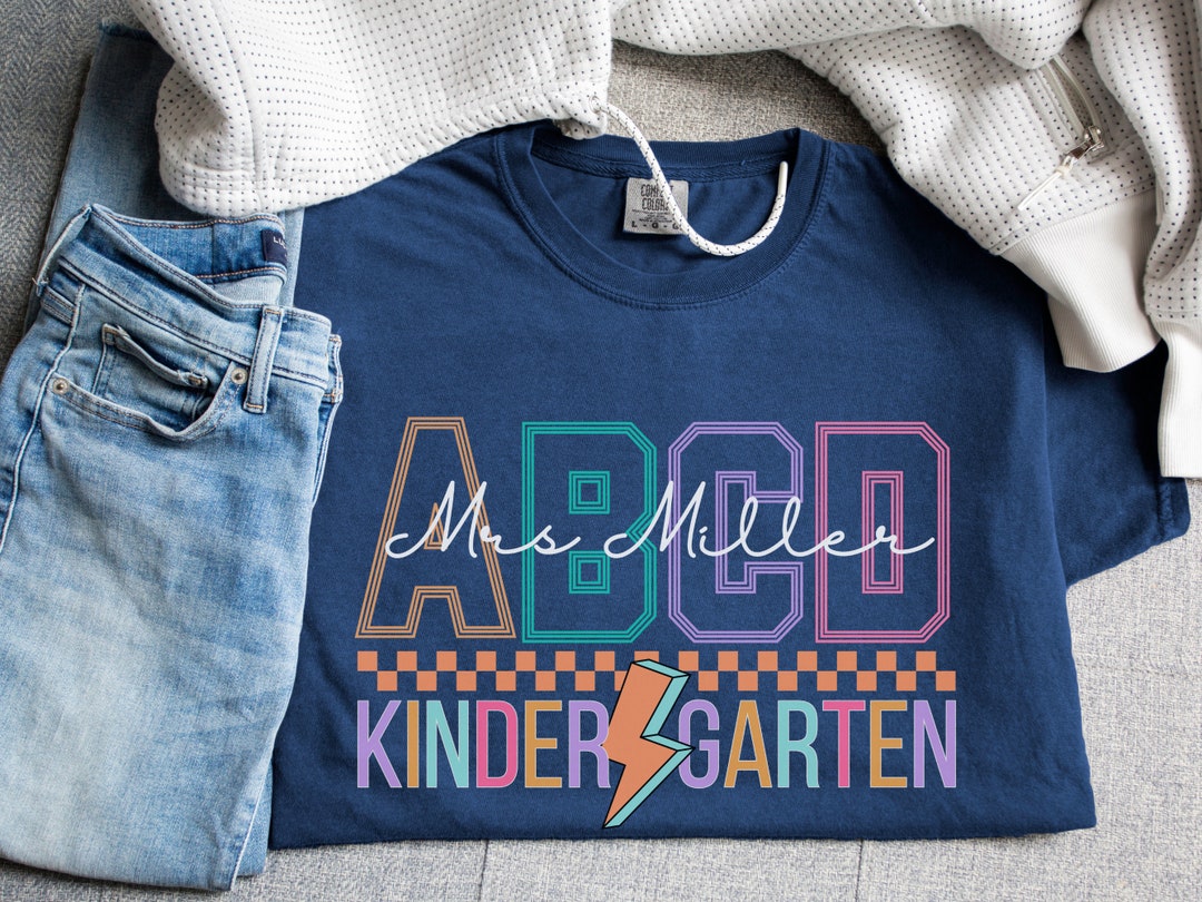 Custom Teacher Comfort Colors® Shirt, Back to School Gift for Teacher ...