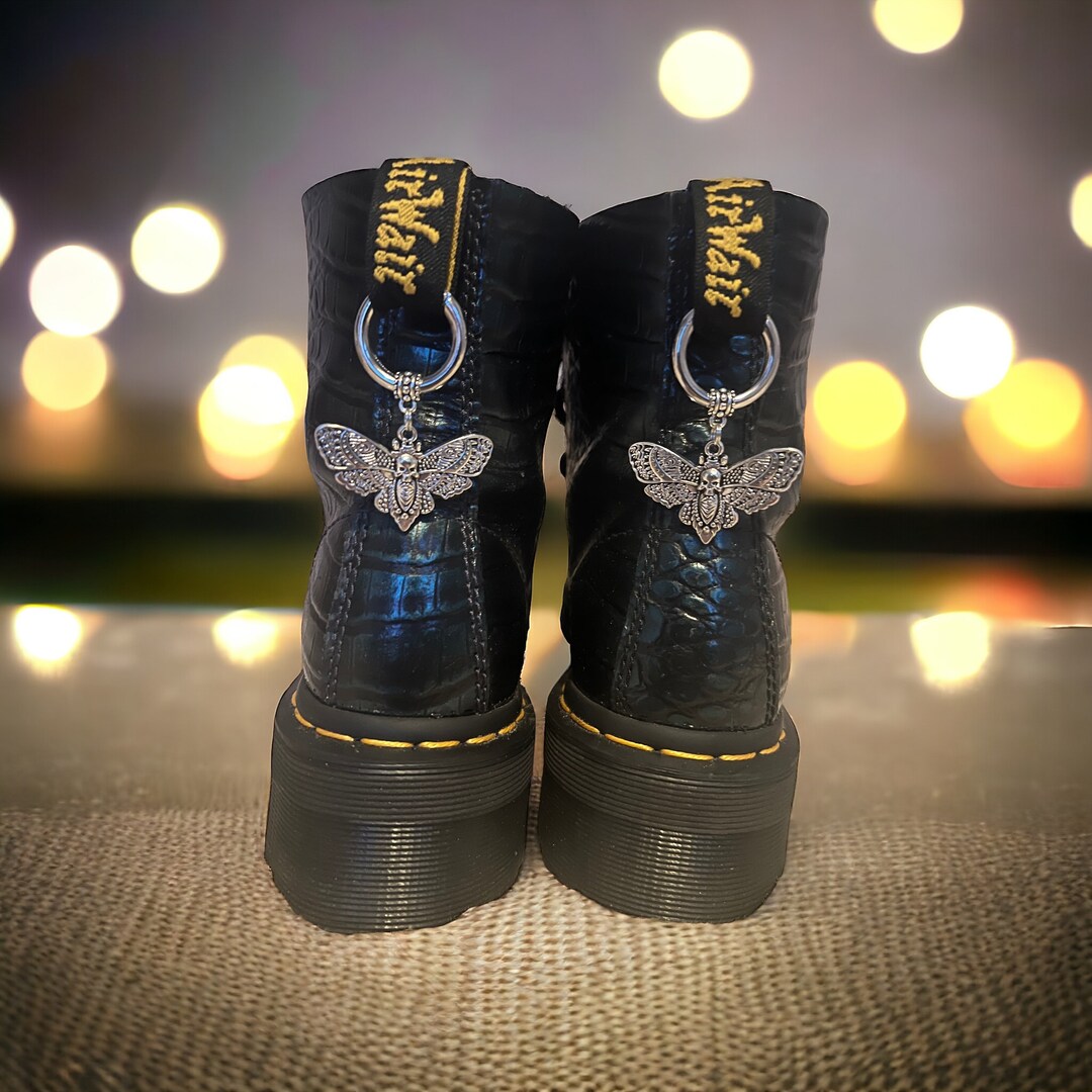 Deadhead Moth Boot Charms - Etsy