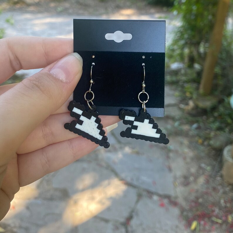 Tech Mini Perler Bead Earrings - Etsy