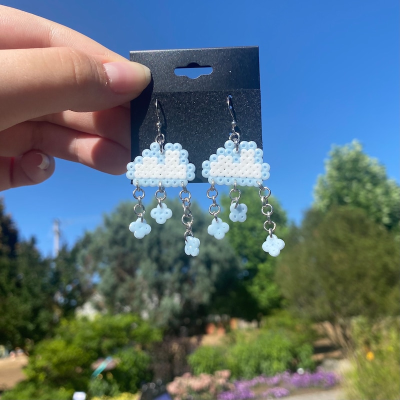 Perler Earrings - Etsy