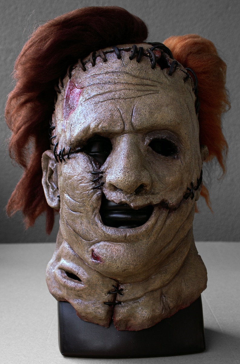 Leatherface Mask Latex - Texas Chainsaw Massacre 03 Lifsize - Etsy