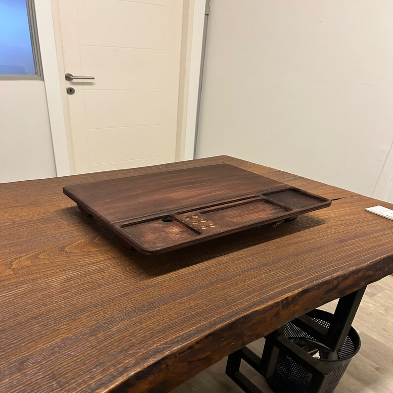 Wooden Monitor Stand, Handmade, Desk Shelf Organizer, - Etsy