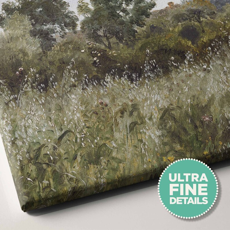Classic Wildflower Meadow Printable, Vintage Spring Landscape Art ...